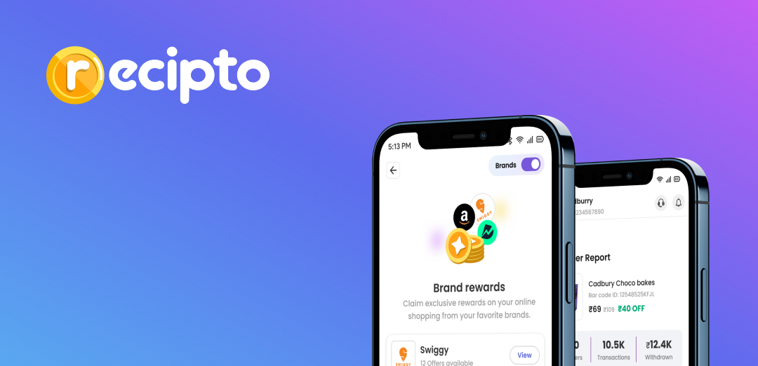 Recipto | AI link for your business | Tasks & Rewards